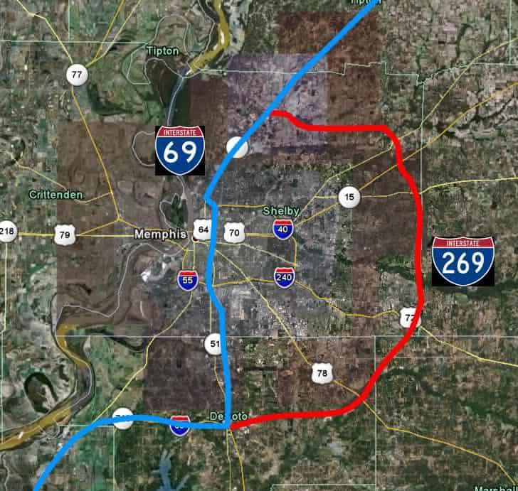 Final phase of I-269 opens, allowing trucks to bypass Memphis traffic ...