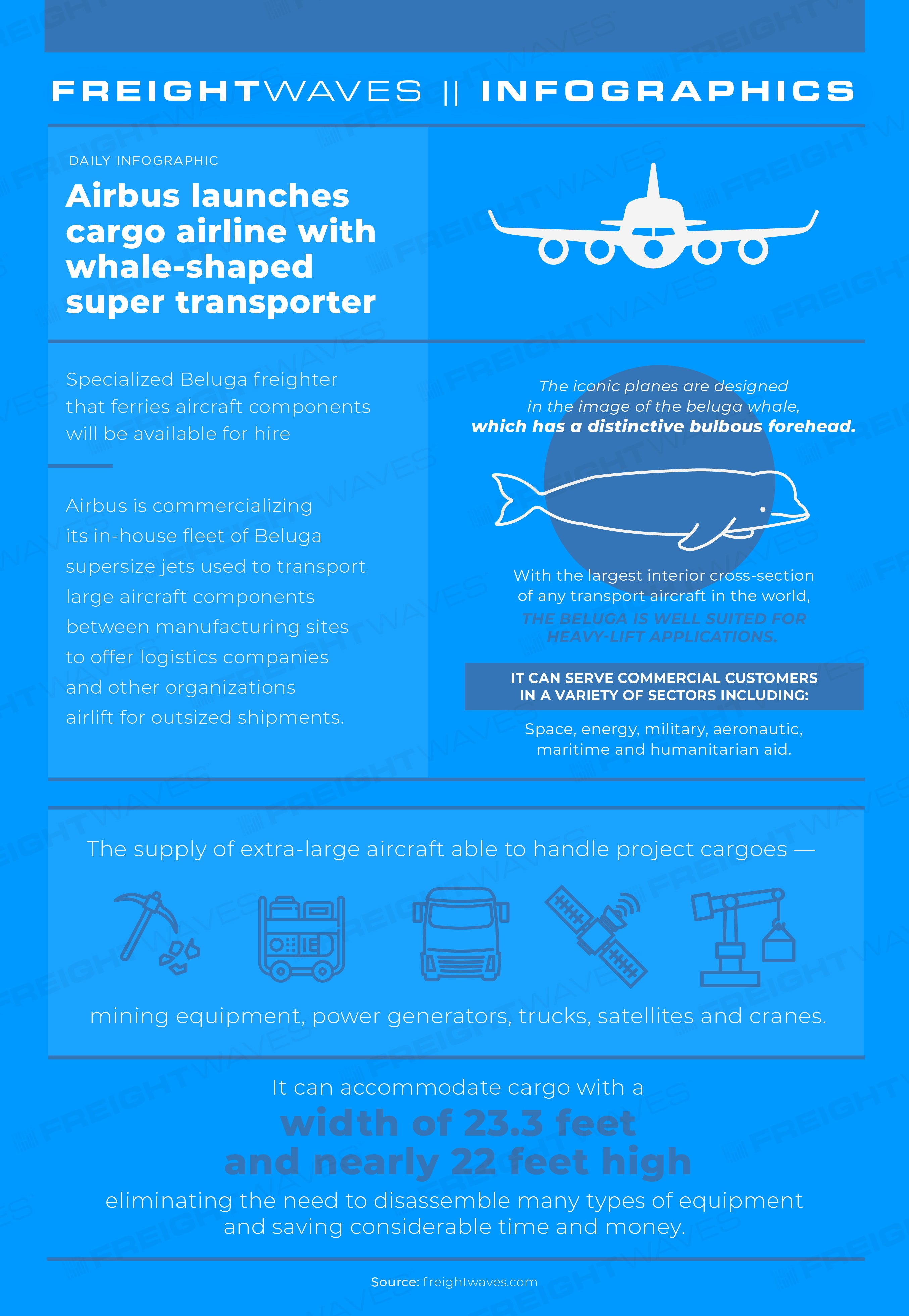 Daily Infographic: Airbus launches cargo airline with whale-shaped ...