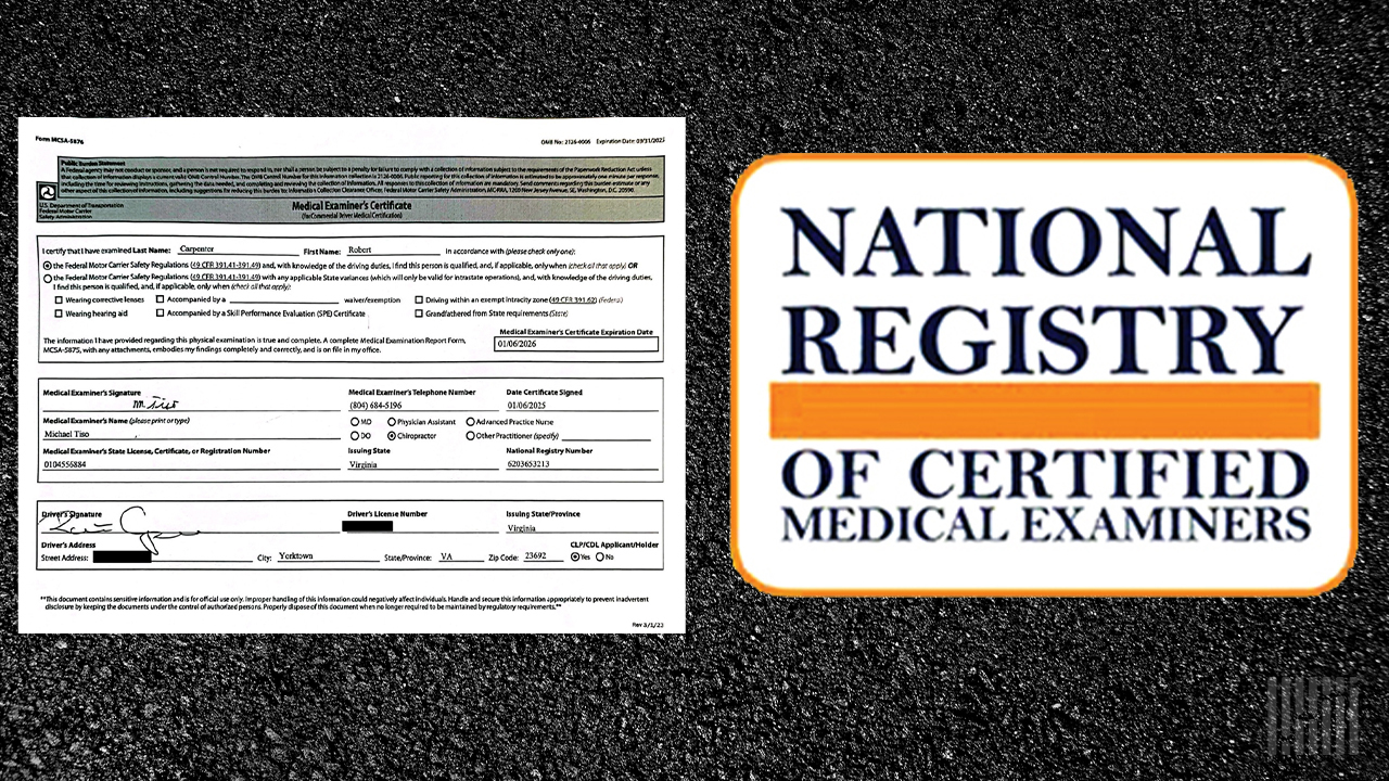 The medical certification gap is putting CDLs at risk - FreightWaves